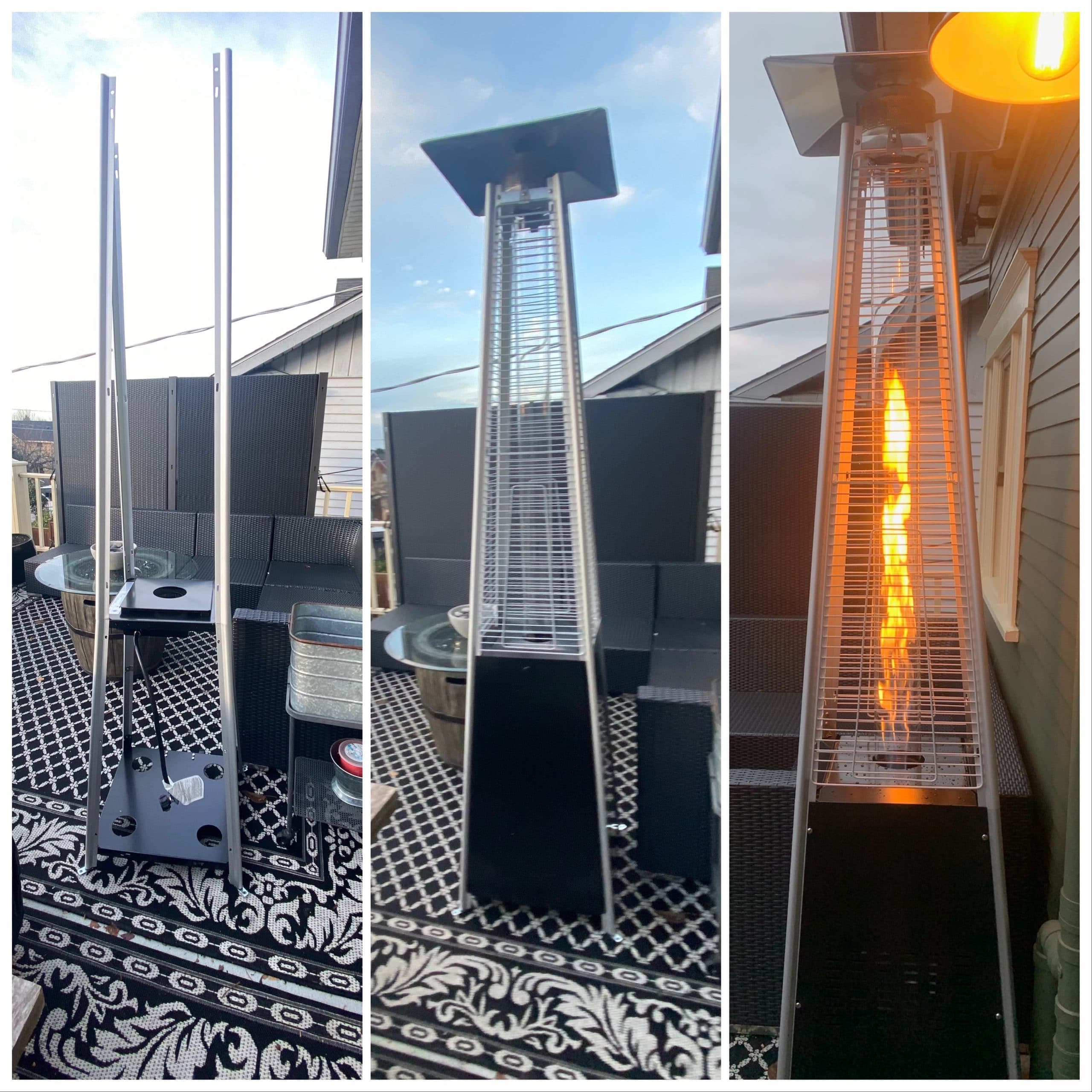 Outdoor Heat Lamp Assembly