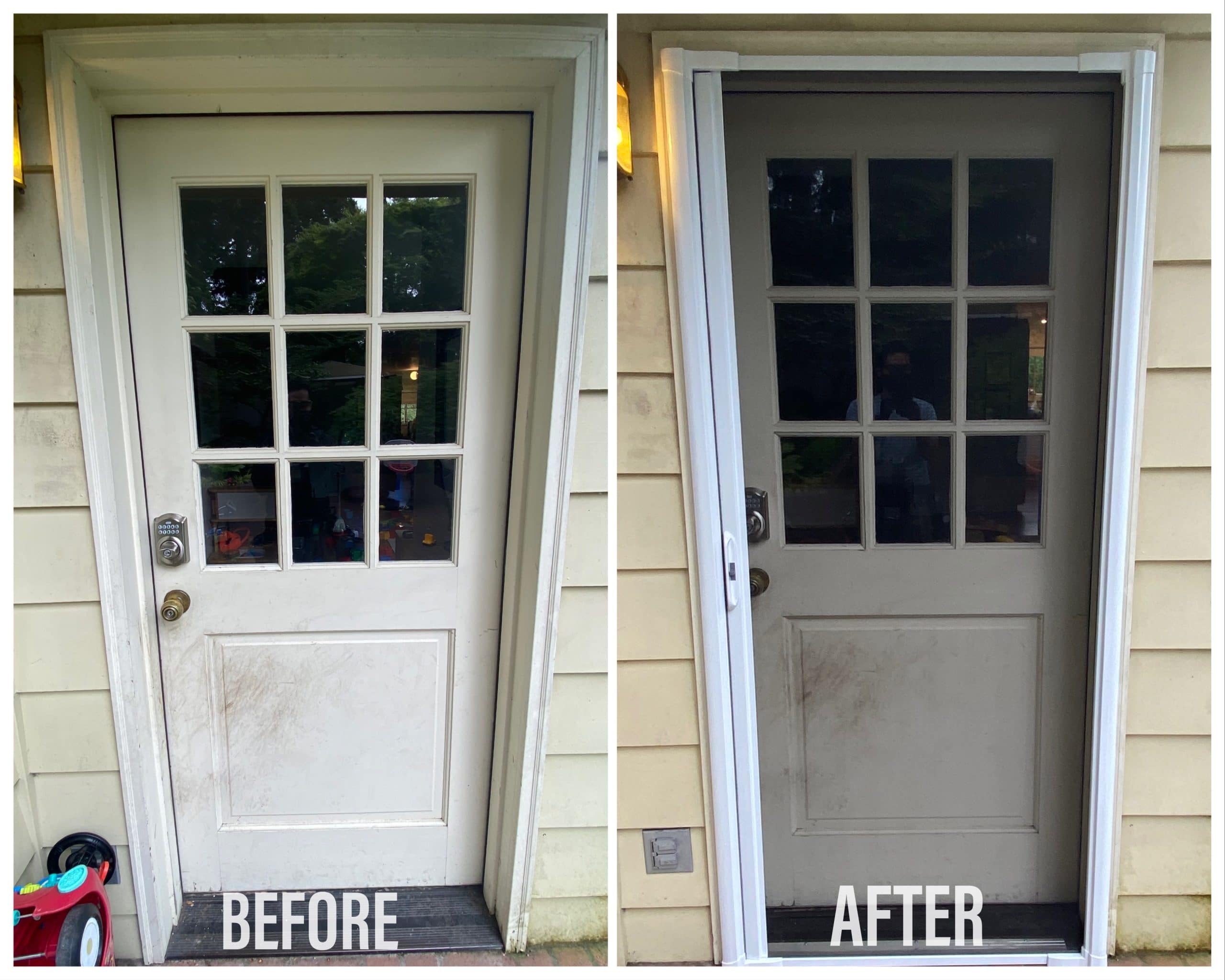 Retractable Screen Door Installation