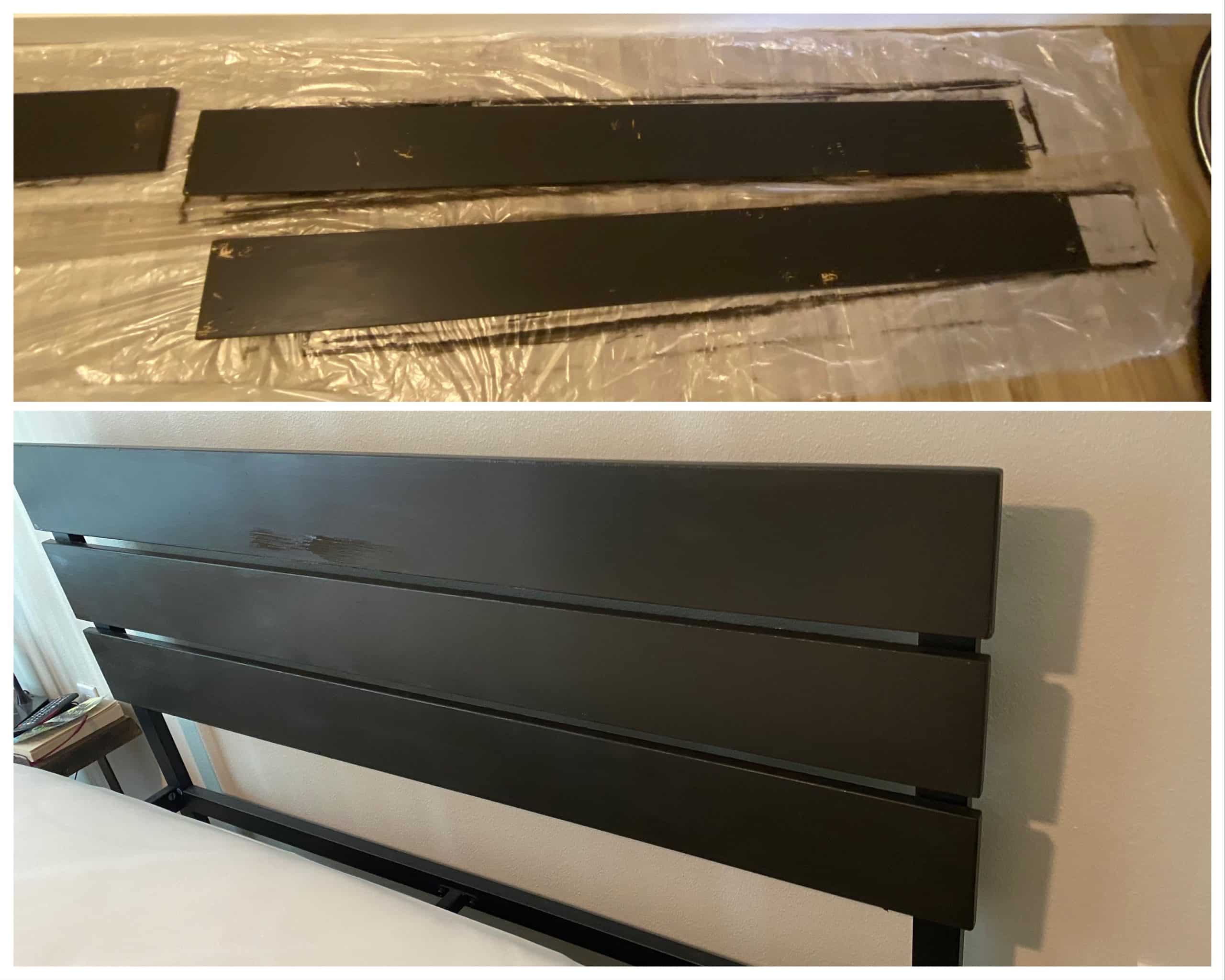 Bed Baseboard Paint & Install